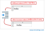 MS-EXCEL-008-Orientation | Rotate Text | Increase Indent | Decrease Indent | MS Excel | Hindi ...